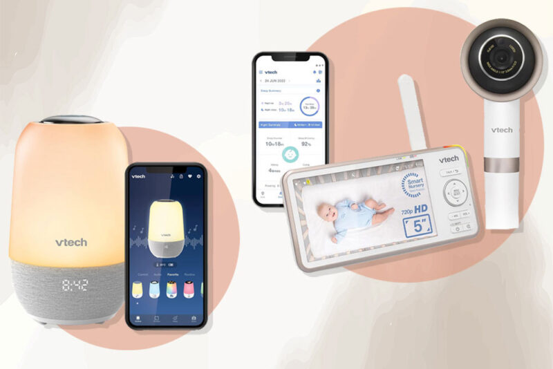 Gear Review: VTech Sleep Trainer and Over-the-Crib Smart Baby Monitor ...